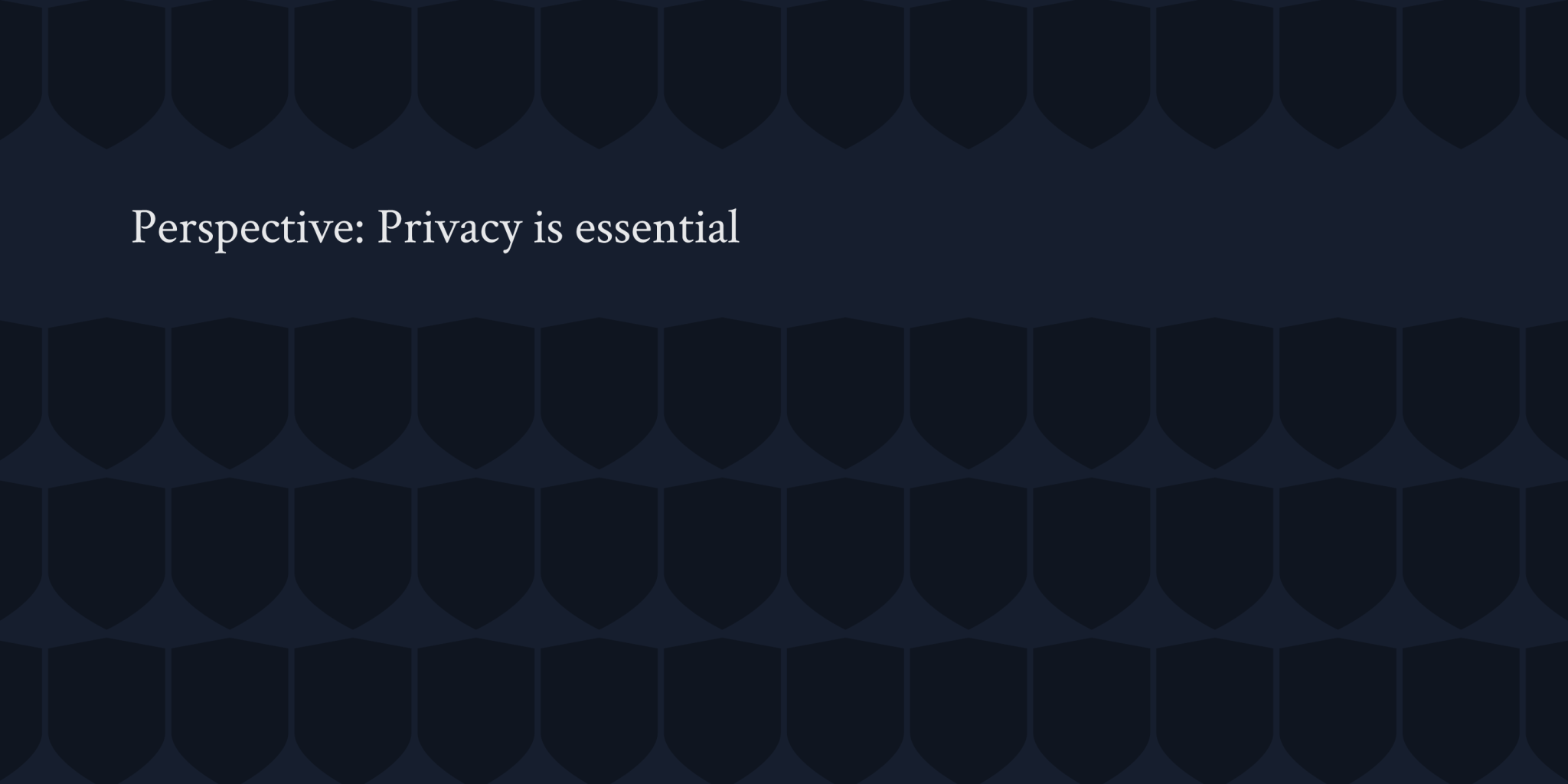 Privacy is normal, safe and essential - Electric Coin Company