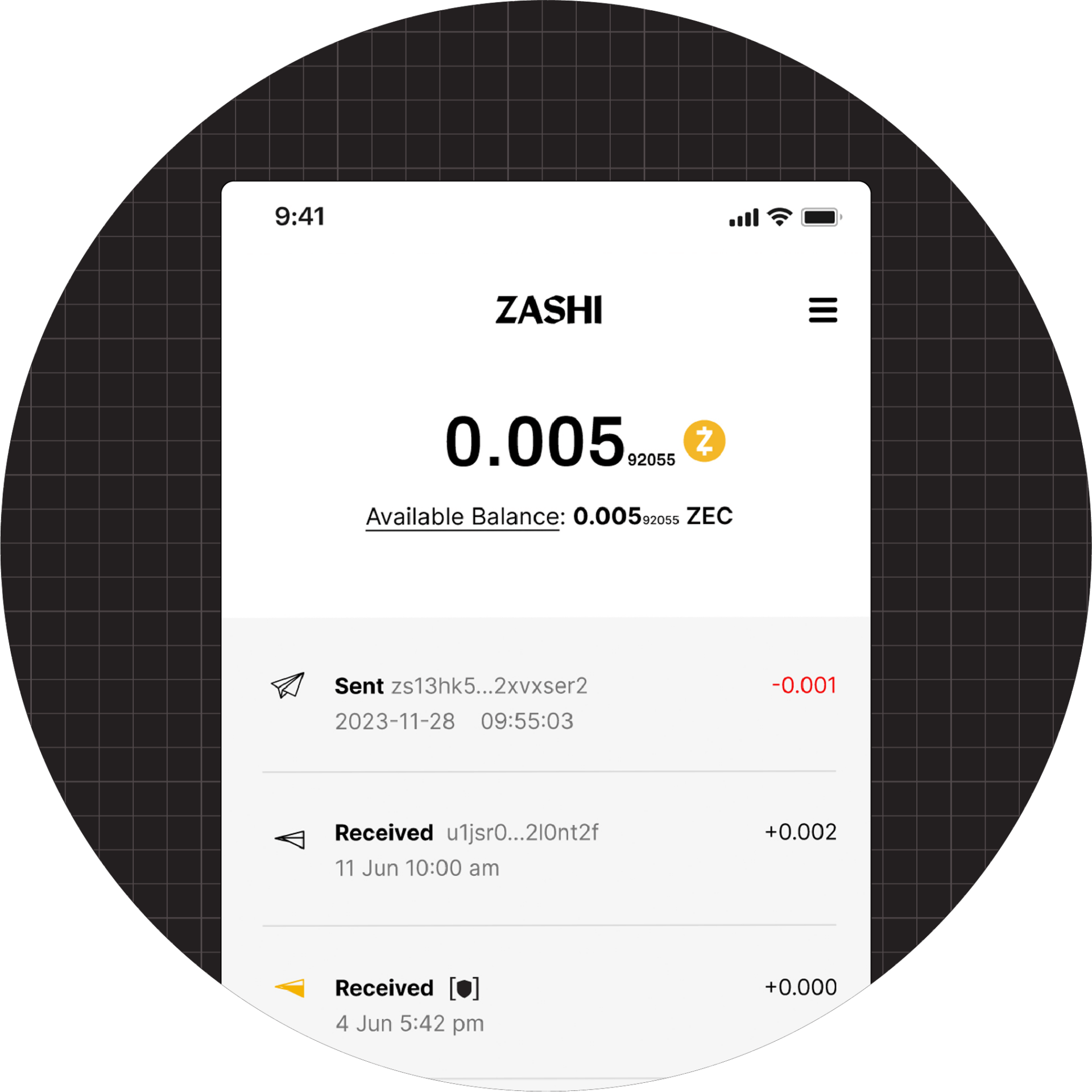 Meet Zashi, ECC’s new mobile wallet for Zcash - Electric Coin Company