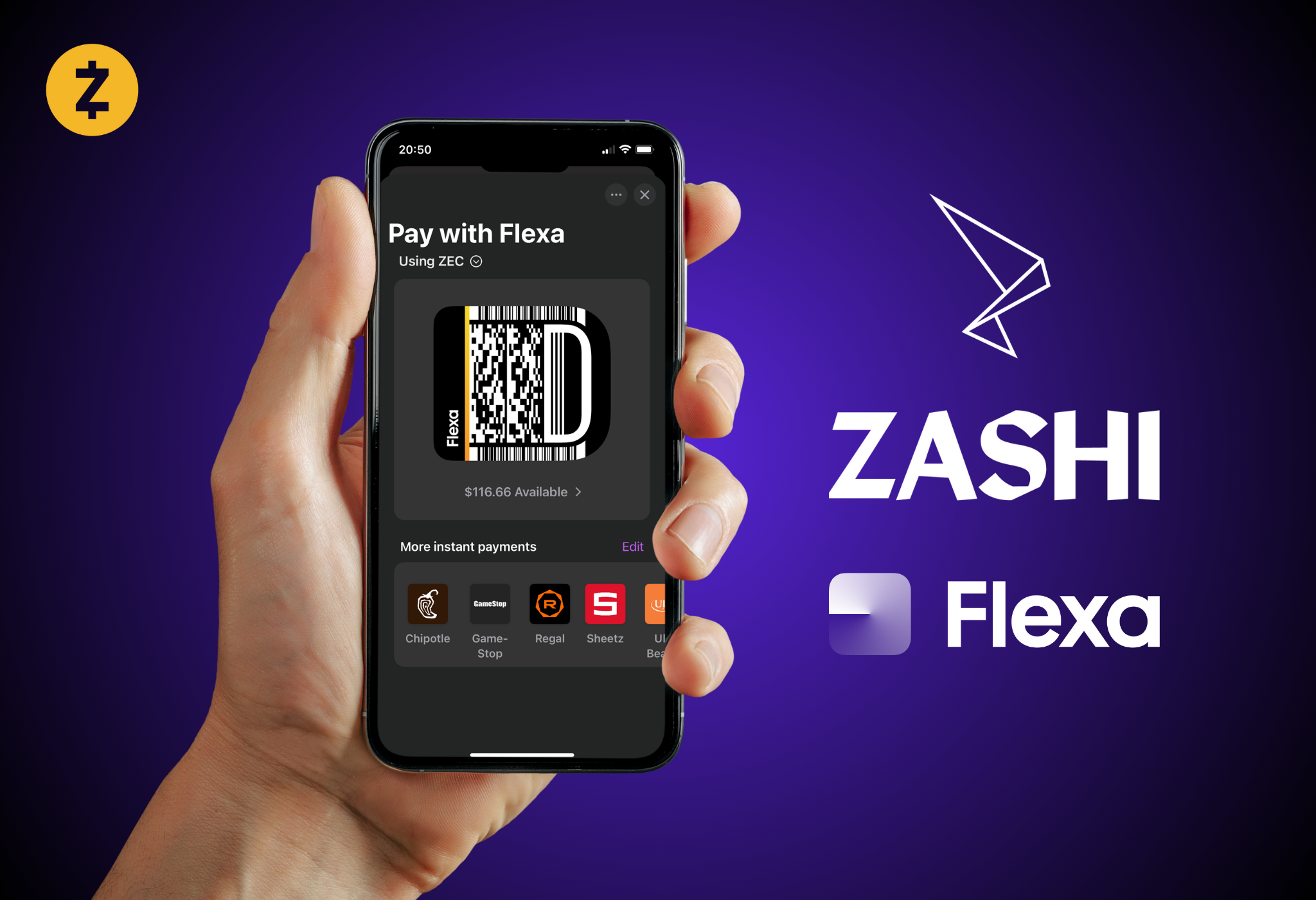 Zashi-Flexa Integration is Here: Spend ZEC at Thousands of Retailers ...